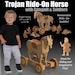 Trojan Ride-on Horse Wood Toy Plans & Patterns PDF Download - Etsy
