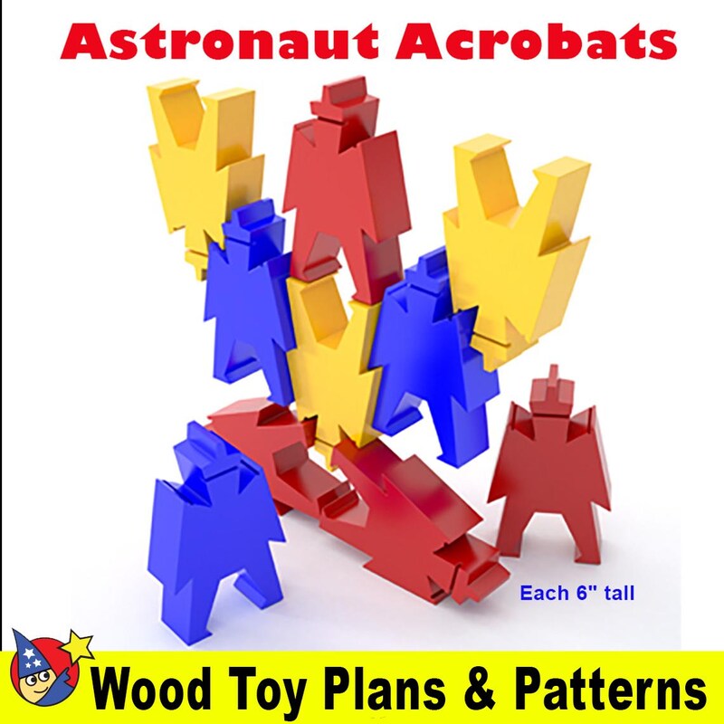 Wooden Acrobat Toy - Etsy