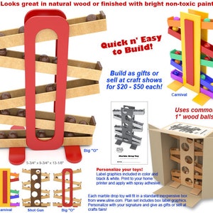 Quick N' Easy Wood Marble Drop Toy (PDF Download) - Etsy