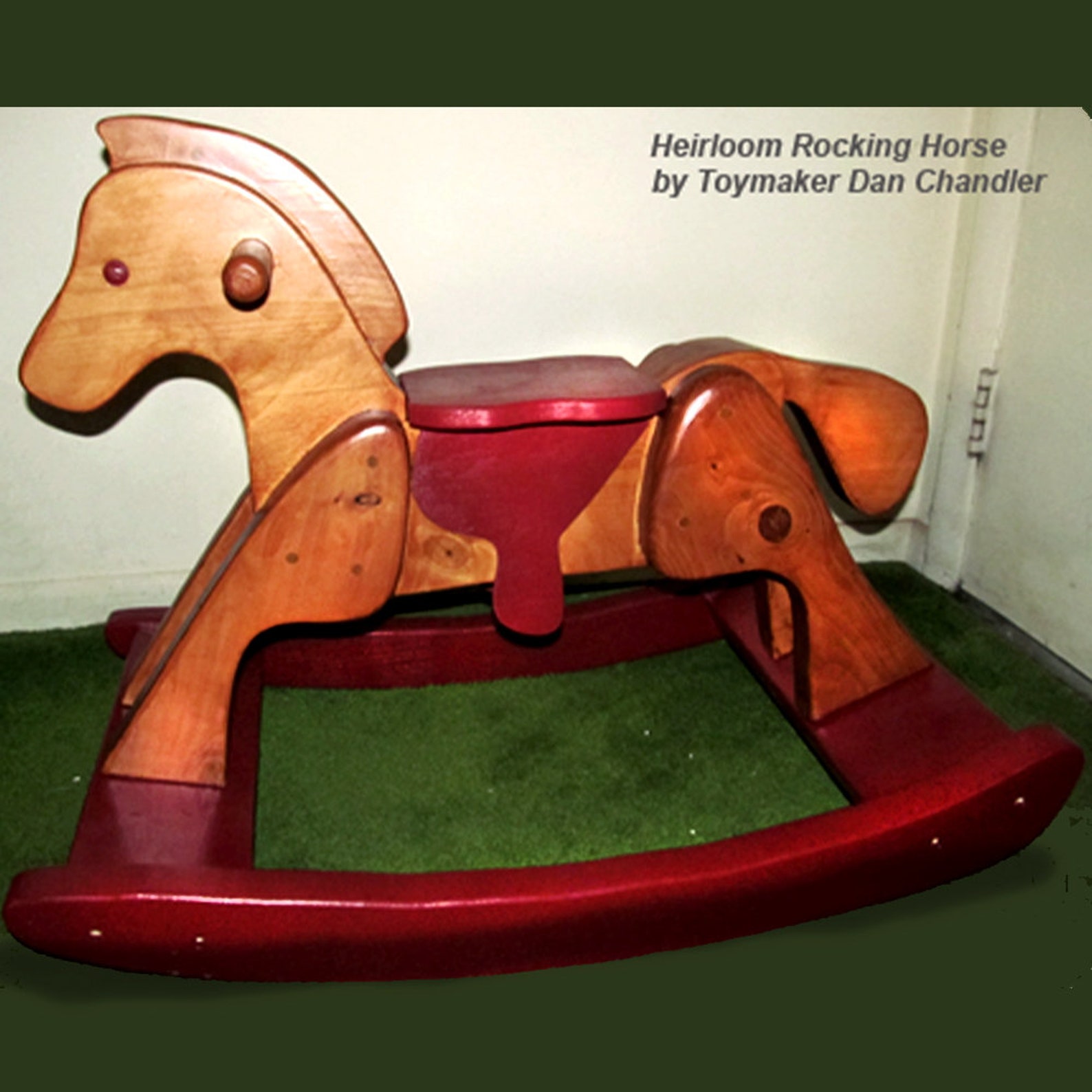 Quick N' Easy Heirloom Rocking Horse Wood Toy Plans & Patterns (PDF ...