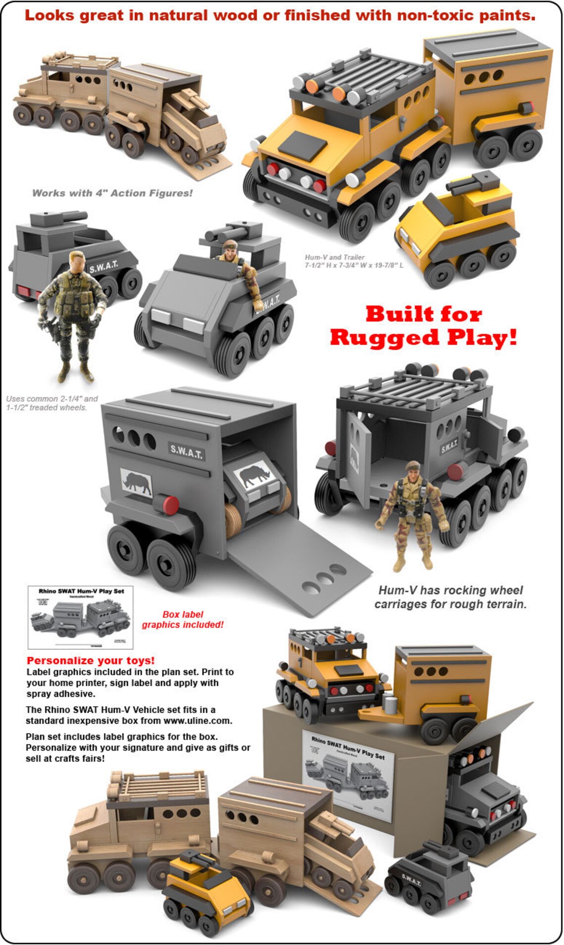 Table Saw Magic Rhino SWAT Hum-v PDF Download - Etsy