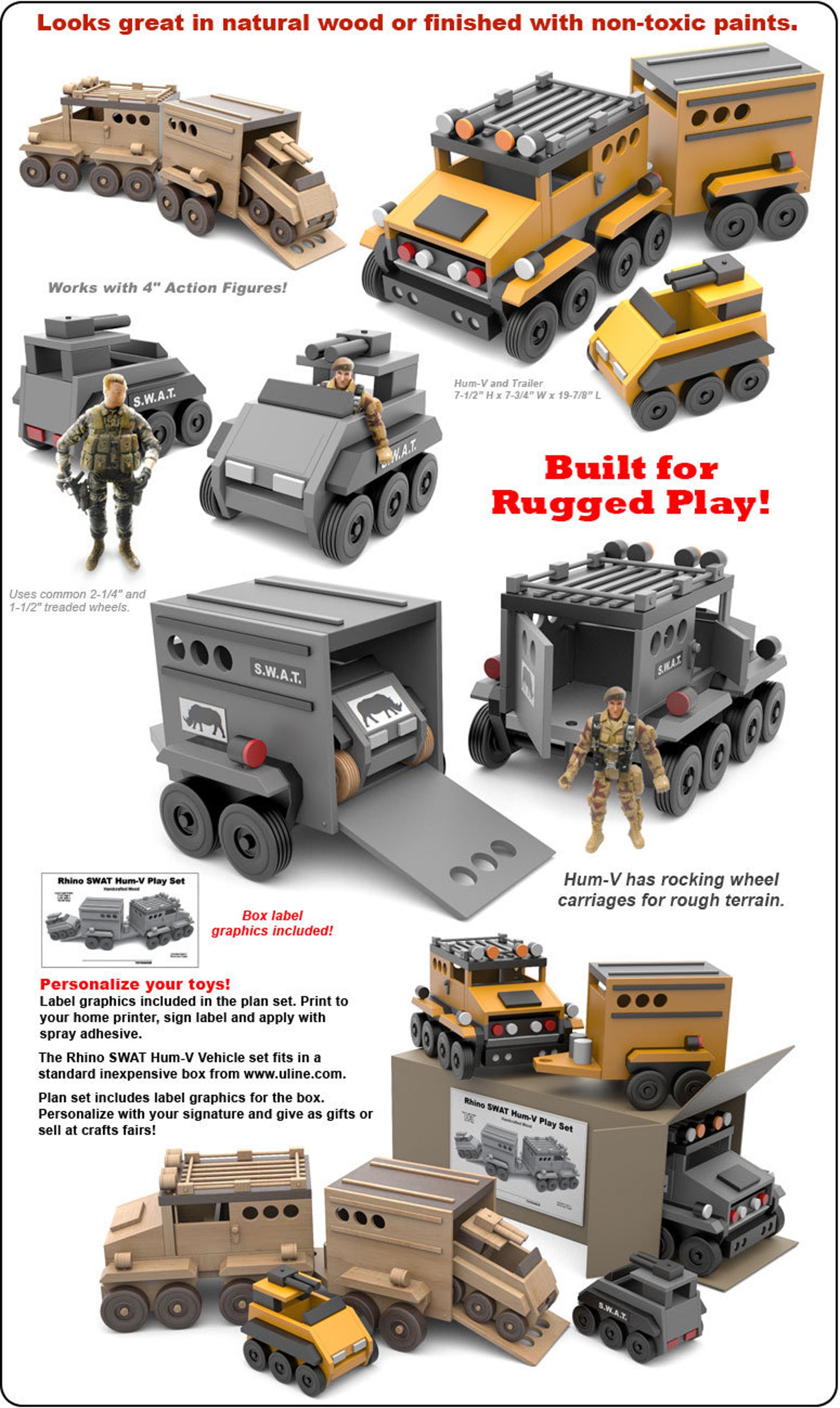 Table Saw Magic Rhino SWAT Hum-v PDF Download - Etsy