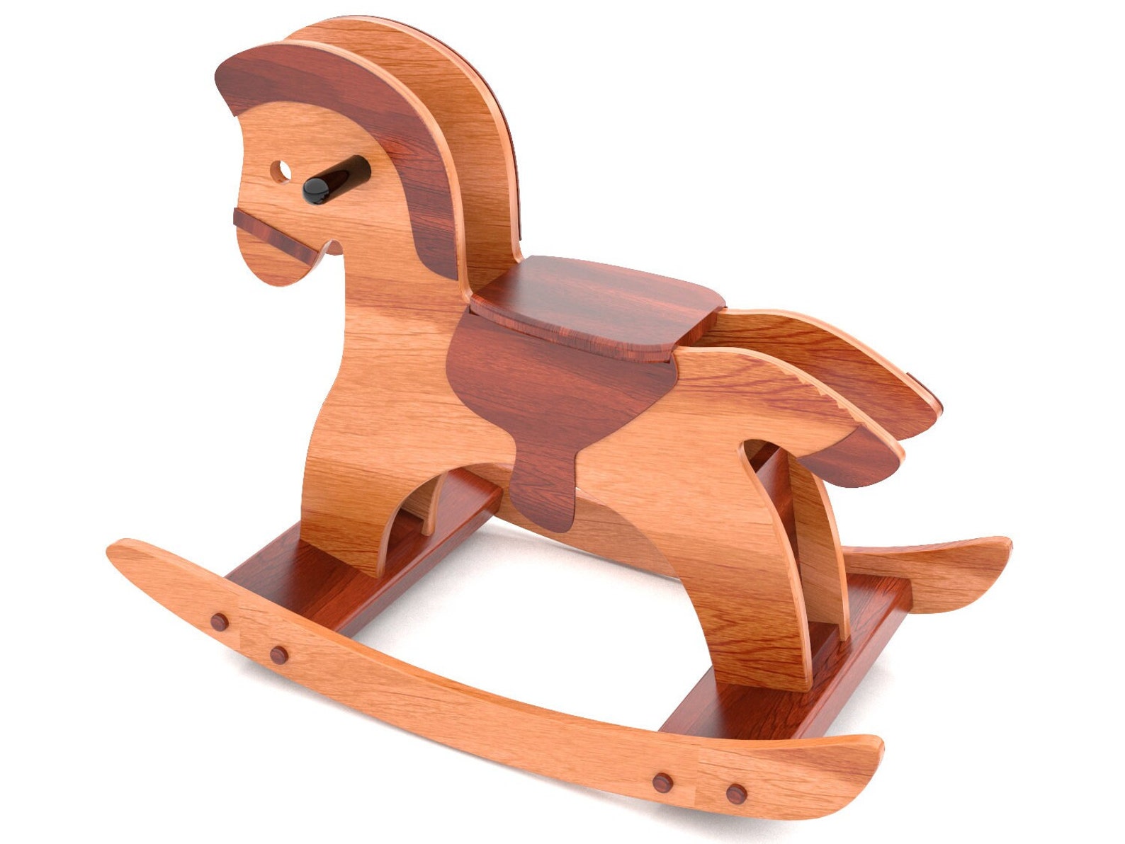 Pony Rocker Scandinavia Wood Toy Plans & Patterns PDF - Etsy