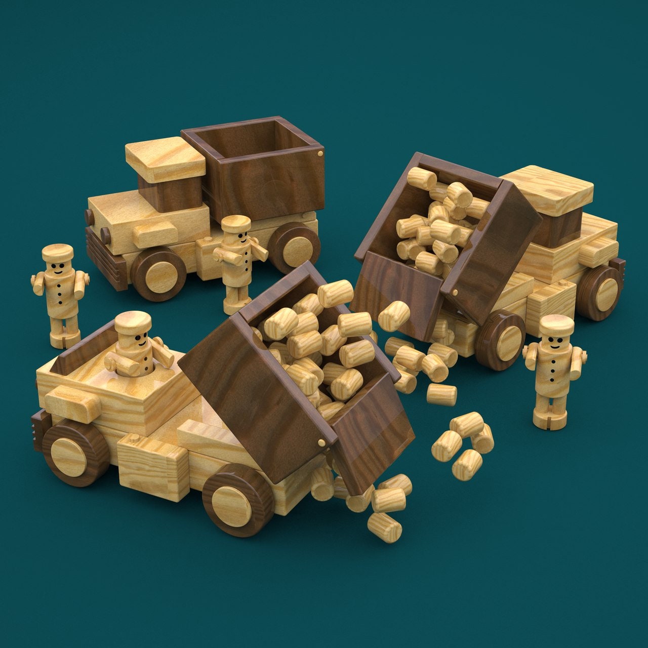 Build Big Toy Trucks for Table Saws Wood Toy Plans & Patterns (PDF ...