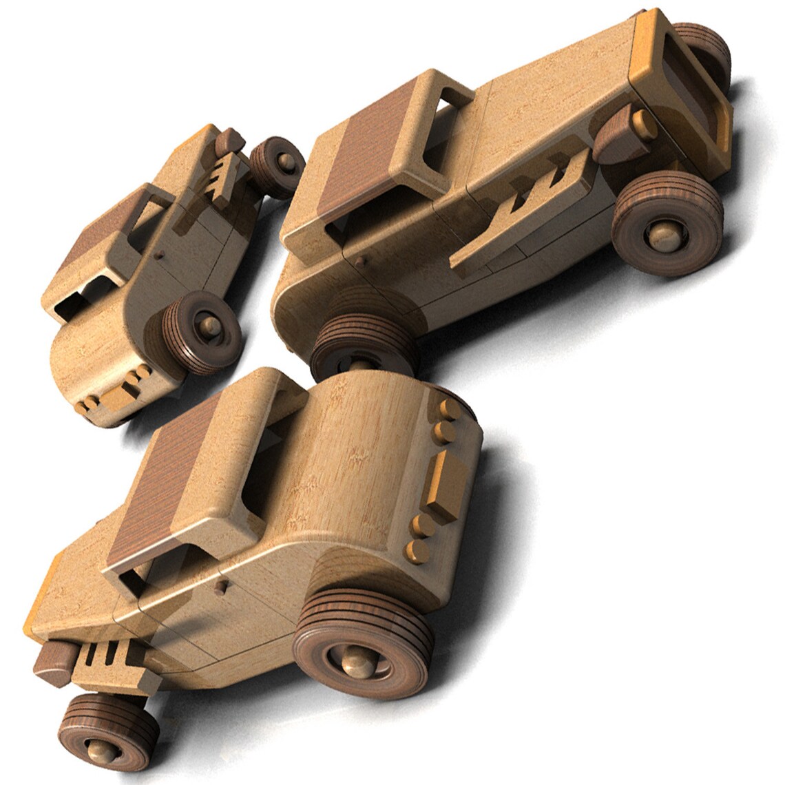 1930 Rat Rod and 1955 Blunt Nose Carrier Wood Toy Plans & - Etsy