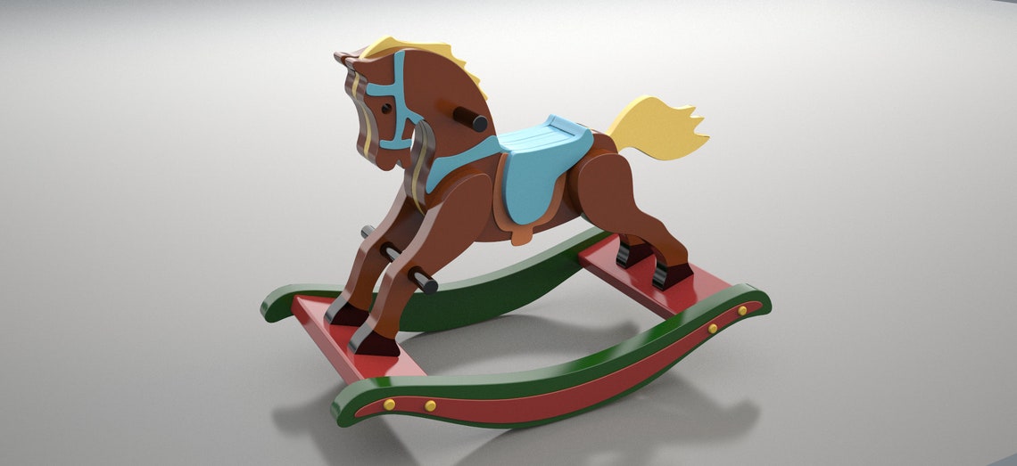 Antique 1890 Rocking Horse Quick N' Easy Heirloom - Etsy