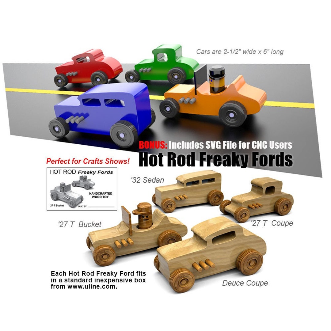 Hot Rod Freaky Fords PDF Download SVG File for CNC - Etsy