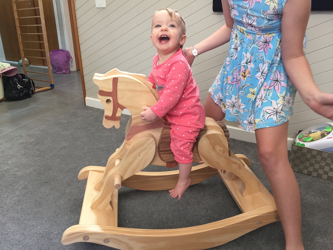 Antique 1890 Rocking Horse Quick n' Easy Heirloom | Etsy