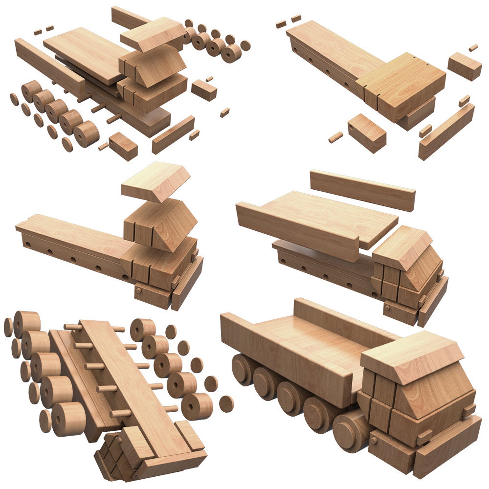 Table Saw Magic Super Hauler Wood Toy Plans & Patterns (PDF Download ...