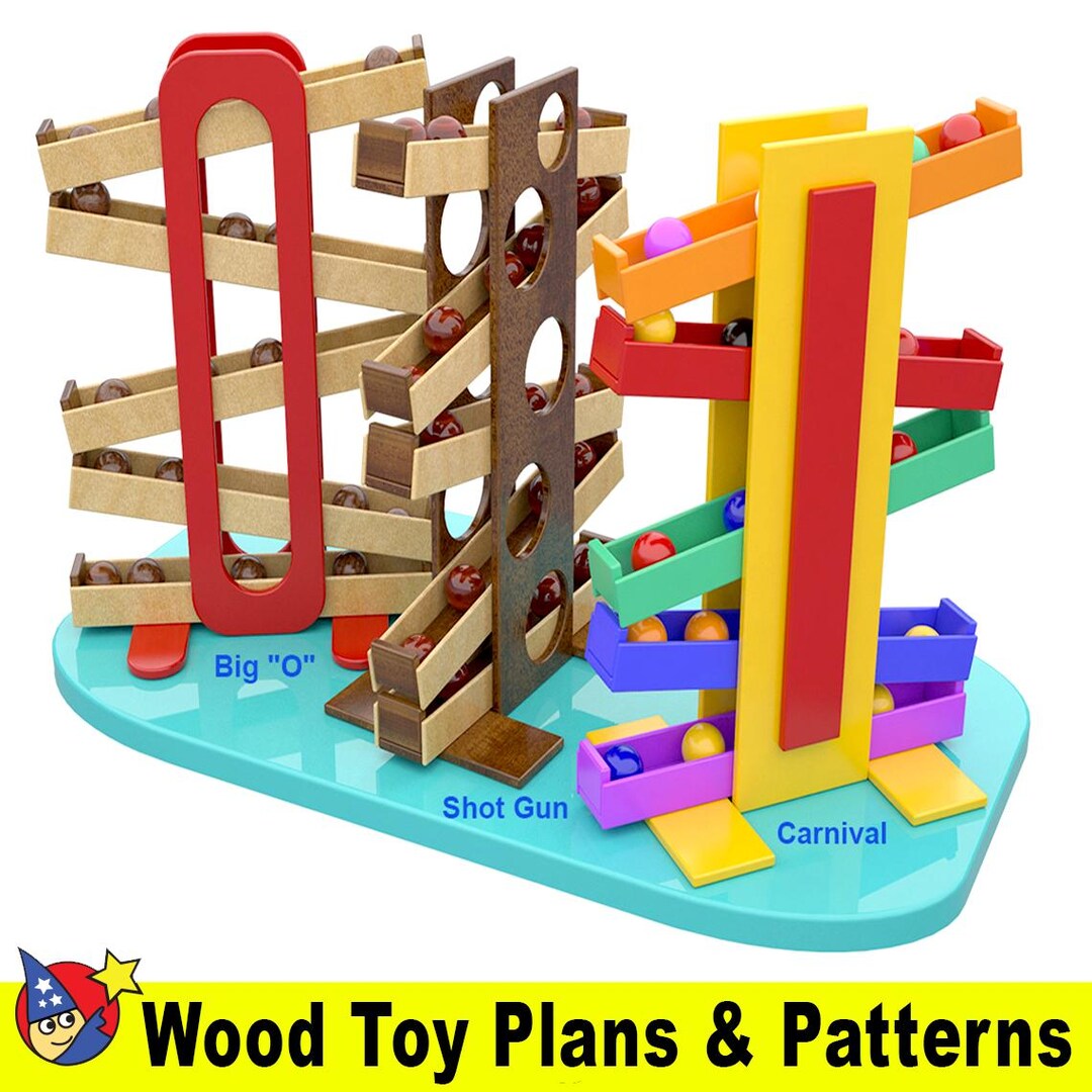 Quick N' Easy Wood Marble Drop Toy (PDF Download) - Etsy