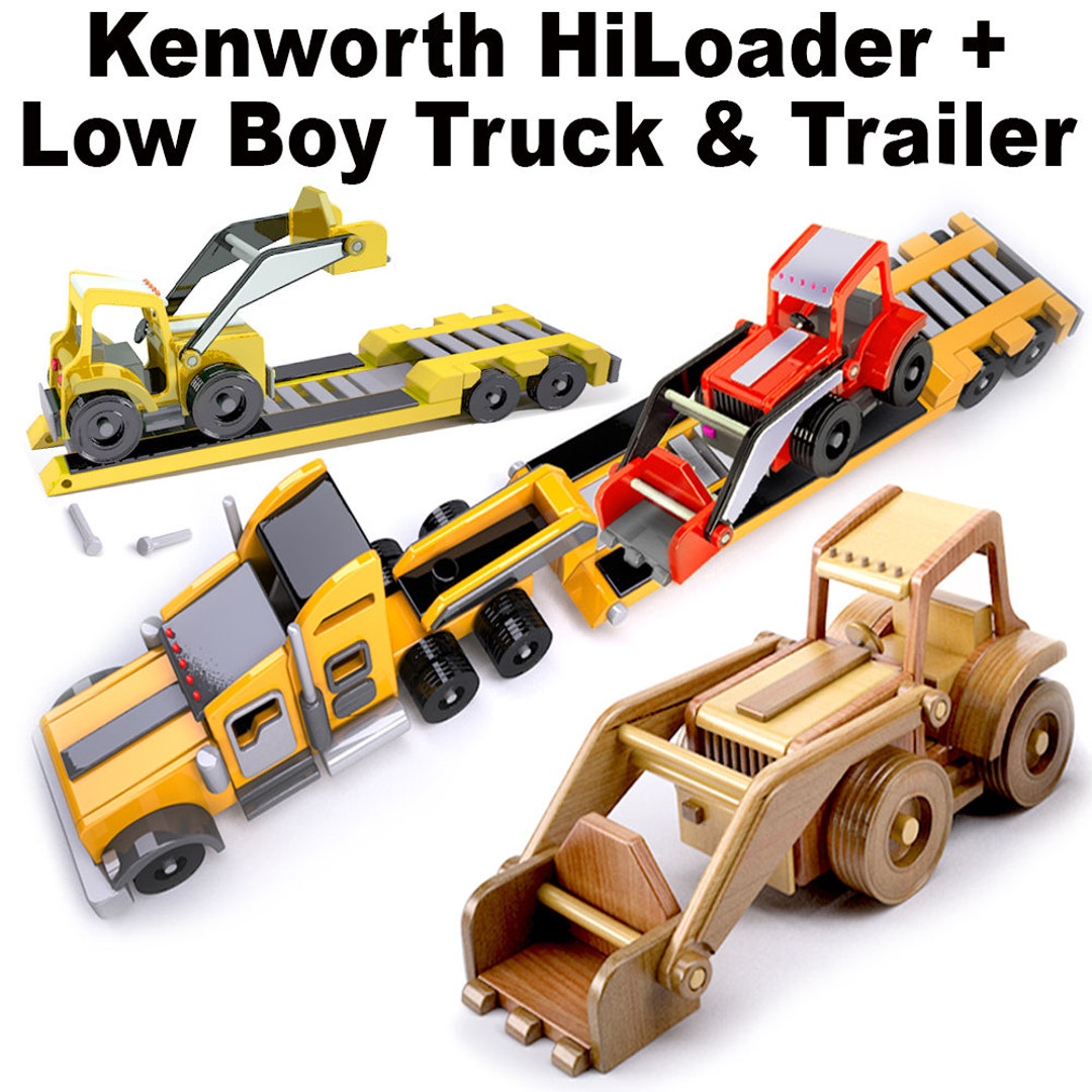 Kenworth Hiloader Lowboy Truck & Trailer 2 PDF Downloads - Etsy