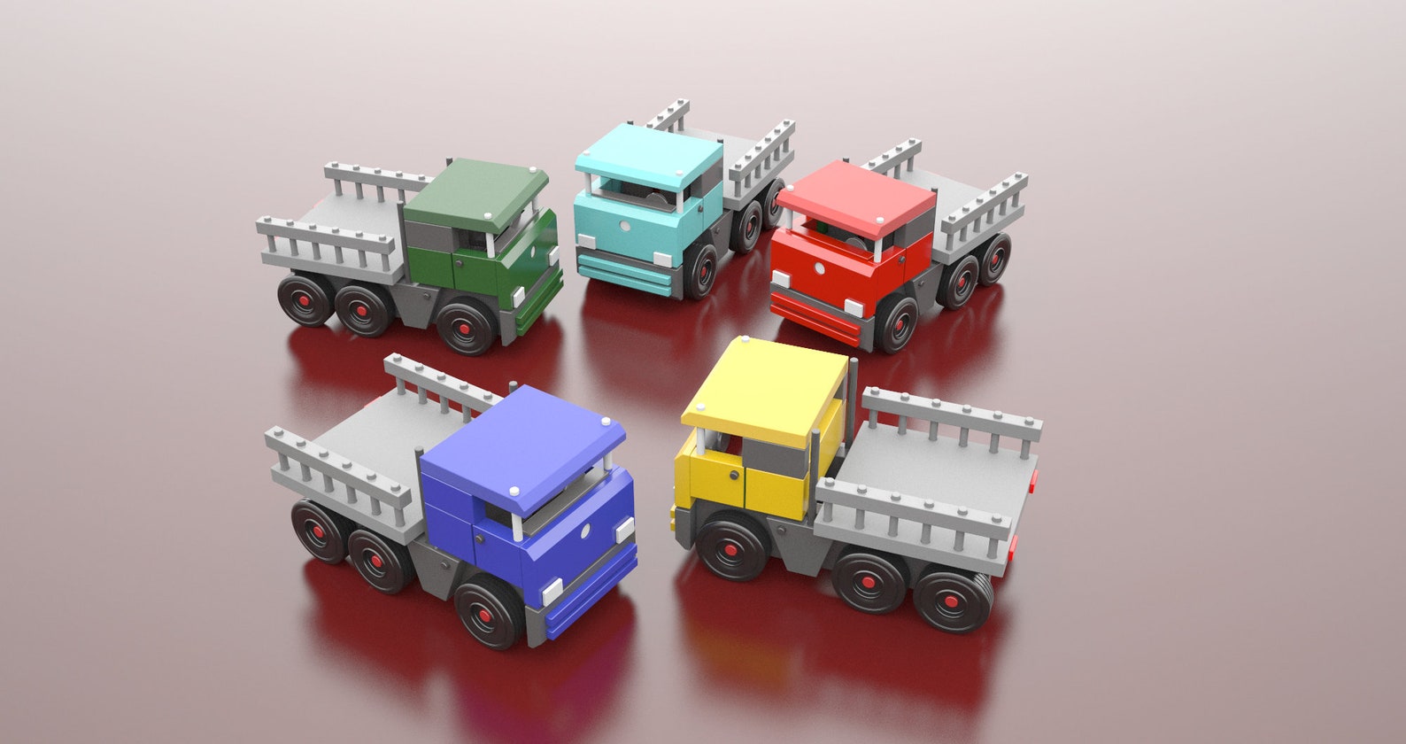 Famous Mercedes Lorry Truck Wood Toy Plan & Patterns PDF - Etsy