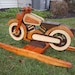 Rocking Motorcycle Wood Toy Plans & Patterns (PDF Download + SVG File ...