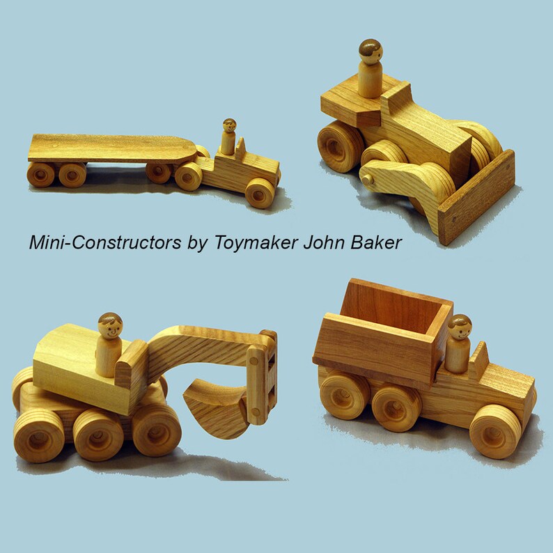 Mini Constructors Set of Six Construction Trucks 3 PDF - Etsy