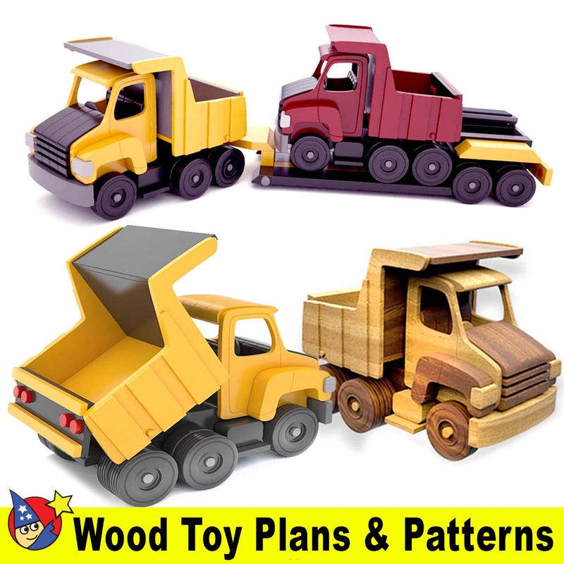 Wood Dump Truck Plans - Etsy