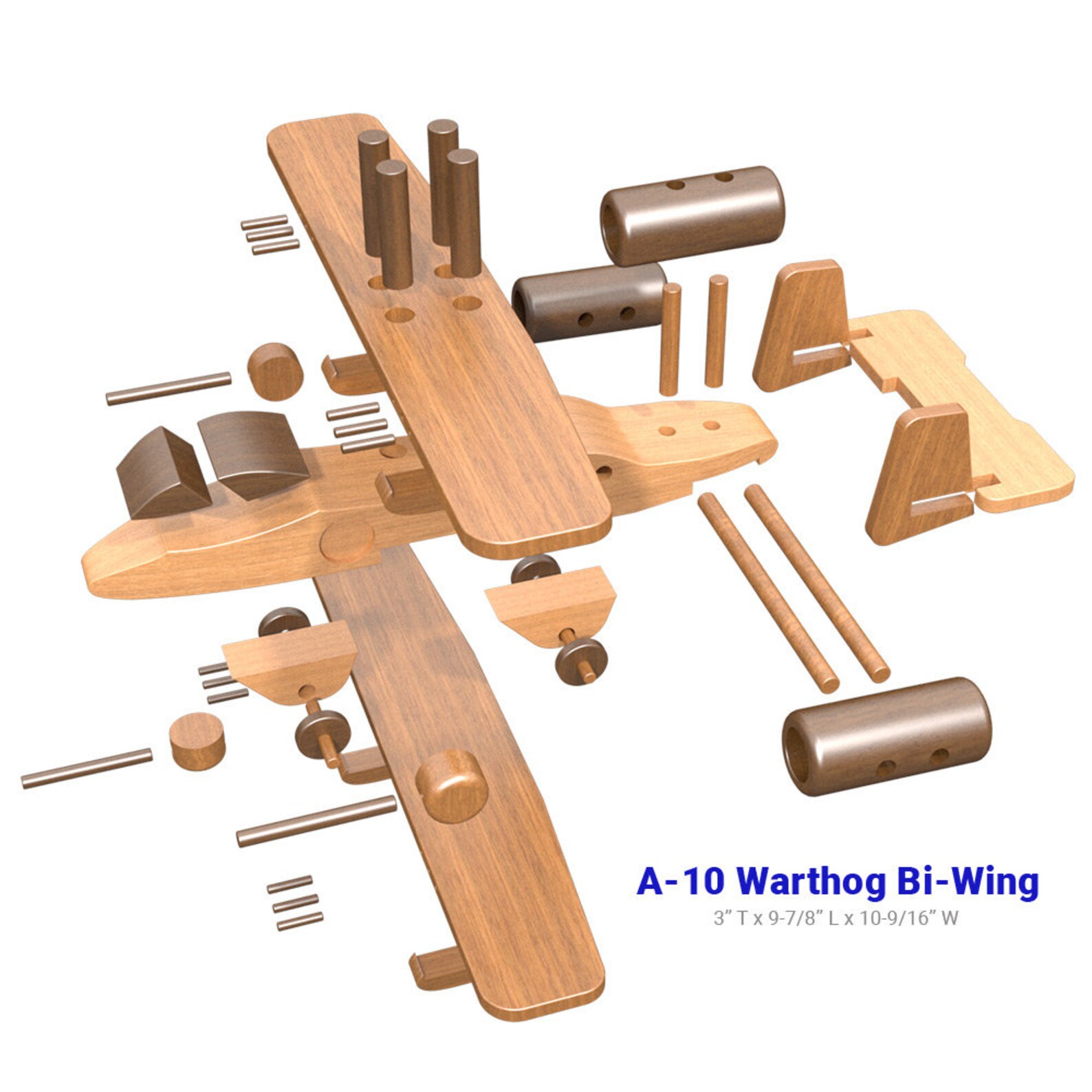 A-10 Warthog Battle Fighter Planes Wood Toy Plans & Patterns | Etsy