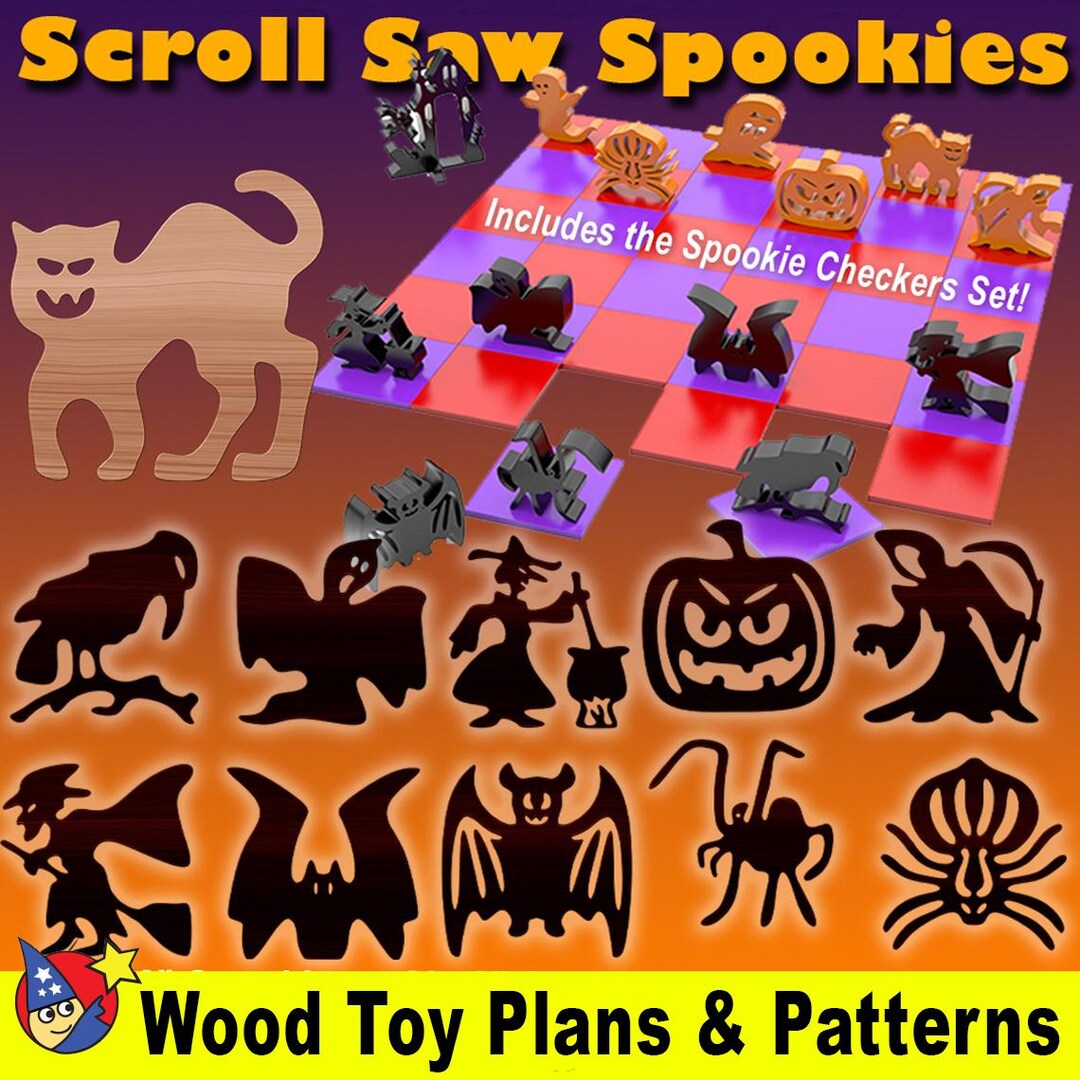 Super Simple Scroll Saw Spookies (PDF Download) - Etsy