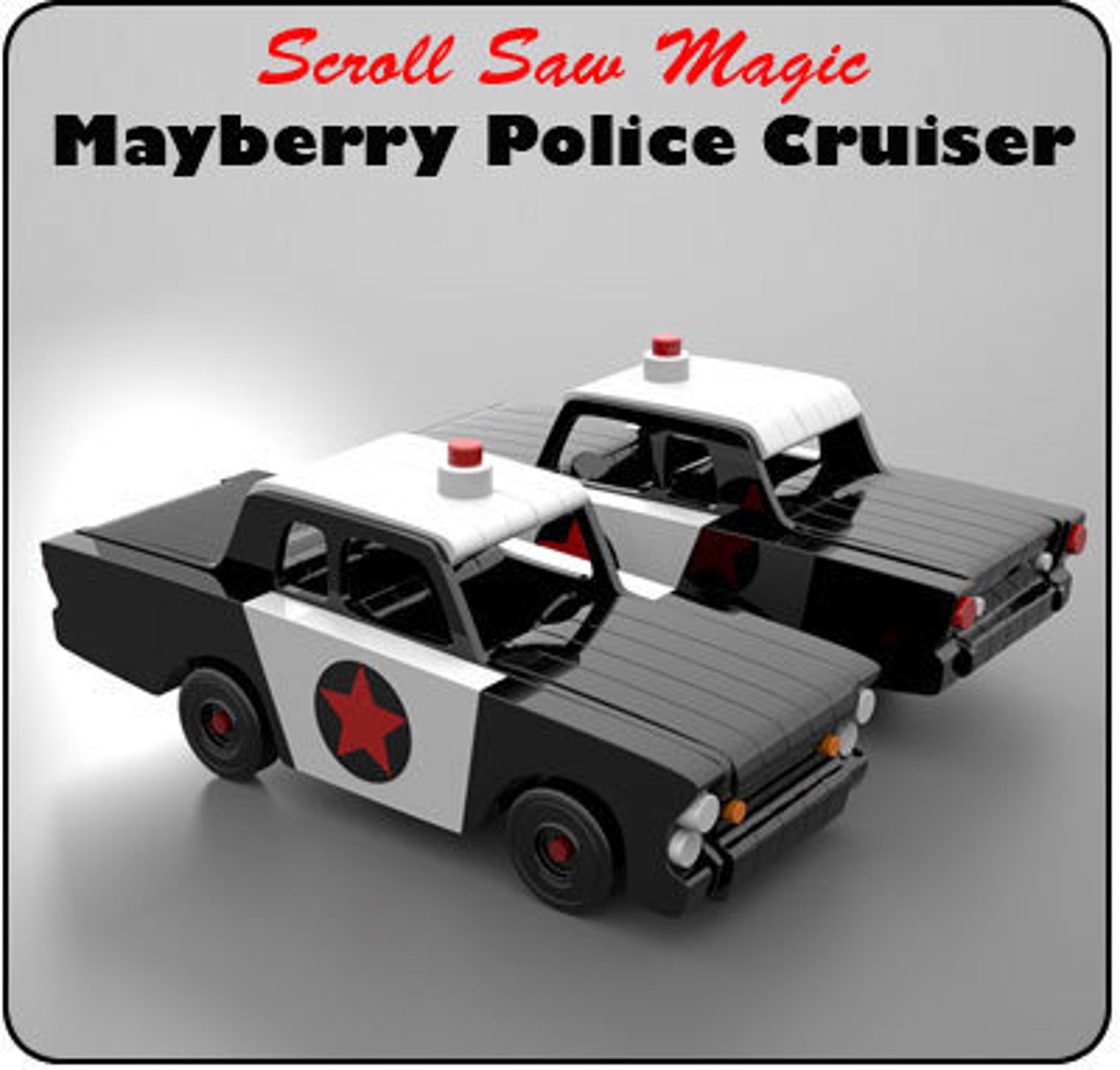 Scroll Saw Magic Mayberry Police Cruiser PDF Download - Etsy