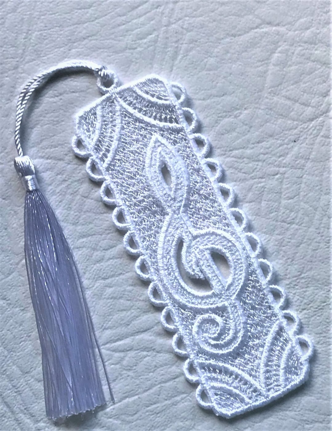 Treble Clef Lace Bookmark Musical Note Bookmark 13th Wedding - Etsy