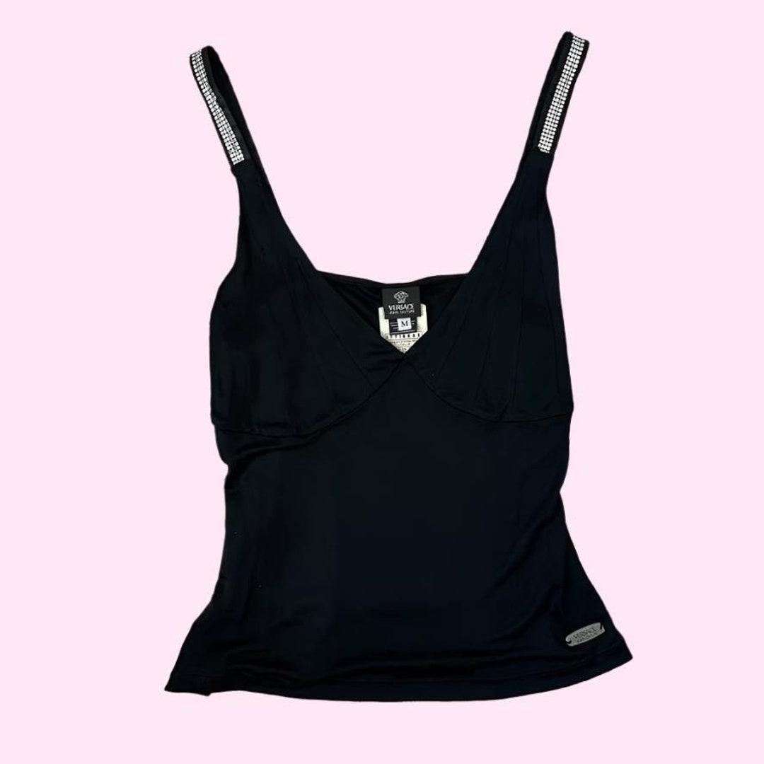 Vintage Versace Chain Strap Tank - Etsy