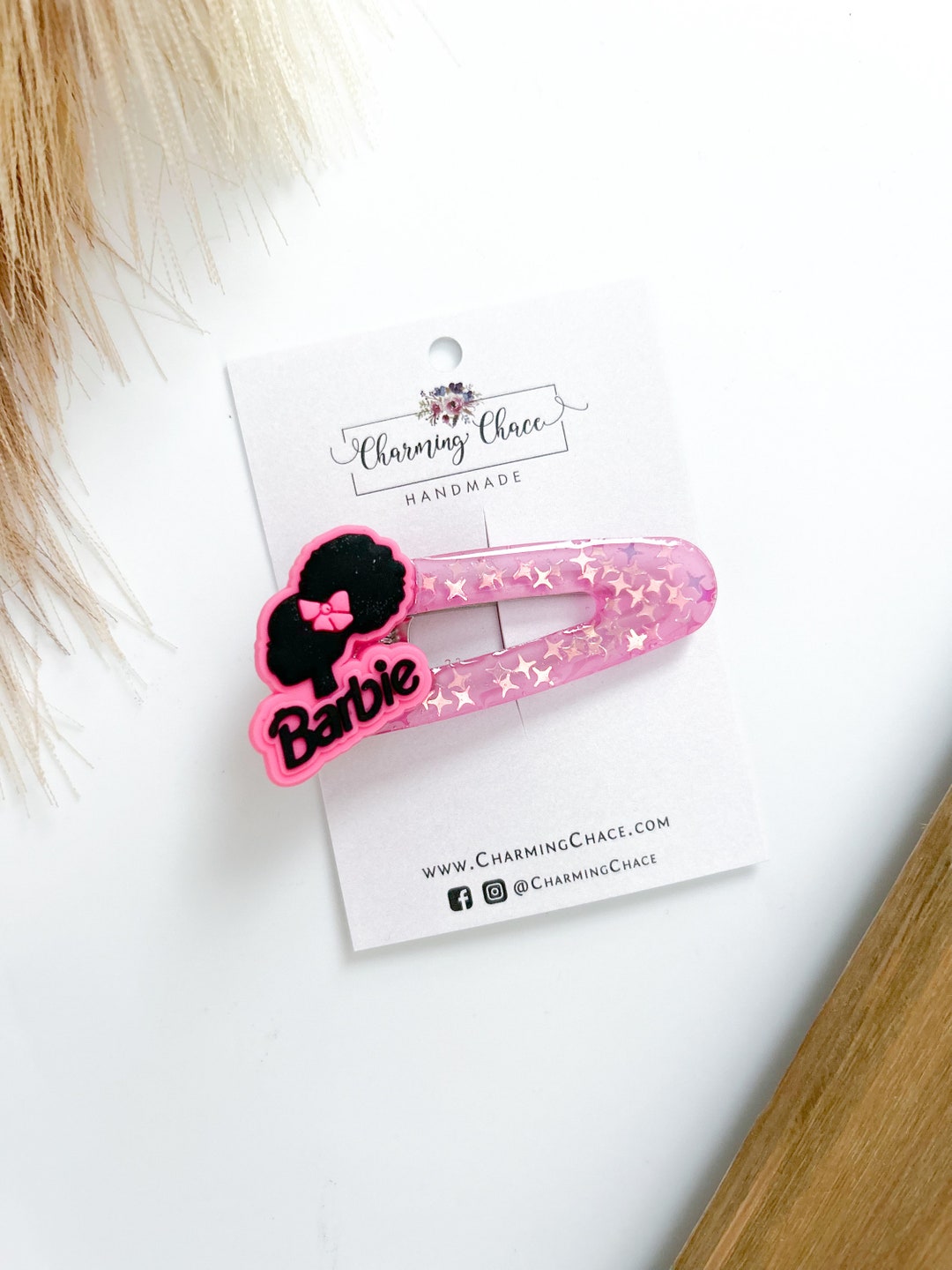 Barbie Girl Hair Clips Barrettes and Clips Hair Accessory - Etsy