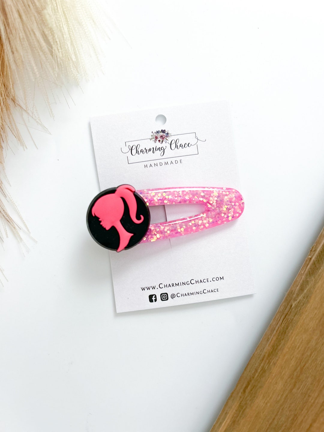 Barbie Hair Clips Barrettes and Clips Hair Accessory Personalized and ...