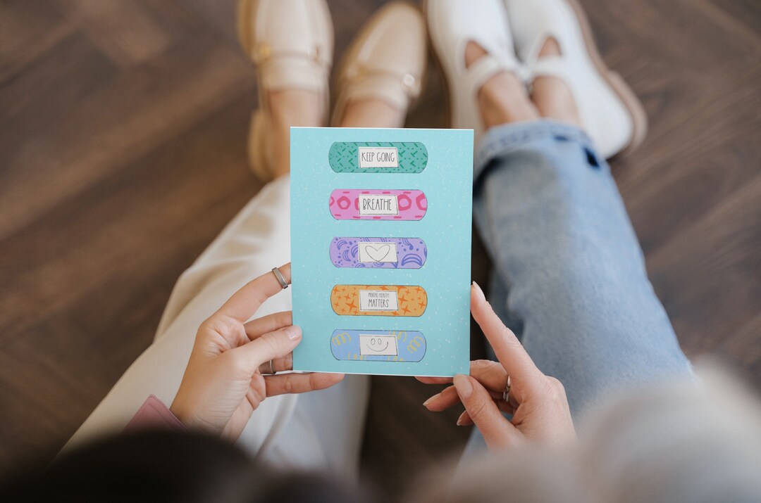 Mental Health Band Aid Digital Art 5x7 JPEG PNG - Etsy