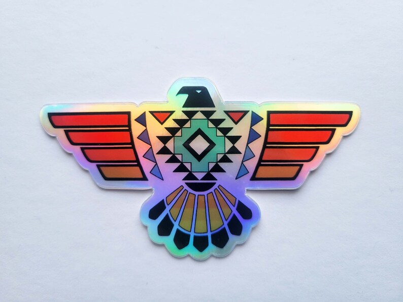 Thunderbird Holographic Sticker - Etsy Thunderbird Holographic Sticker - Etsy