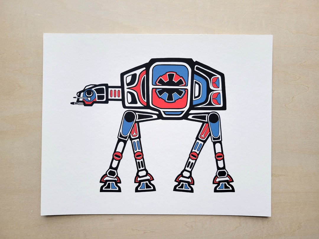 AT-AT Art Print - Etsy