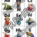 Phonics Flash Cards Featuring Upper and Lower Case With Animals to ...
