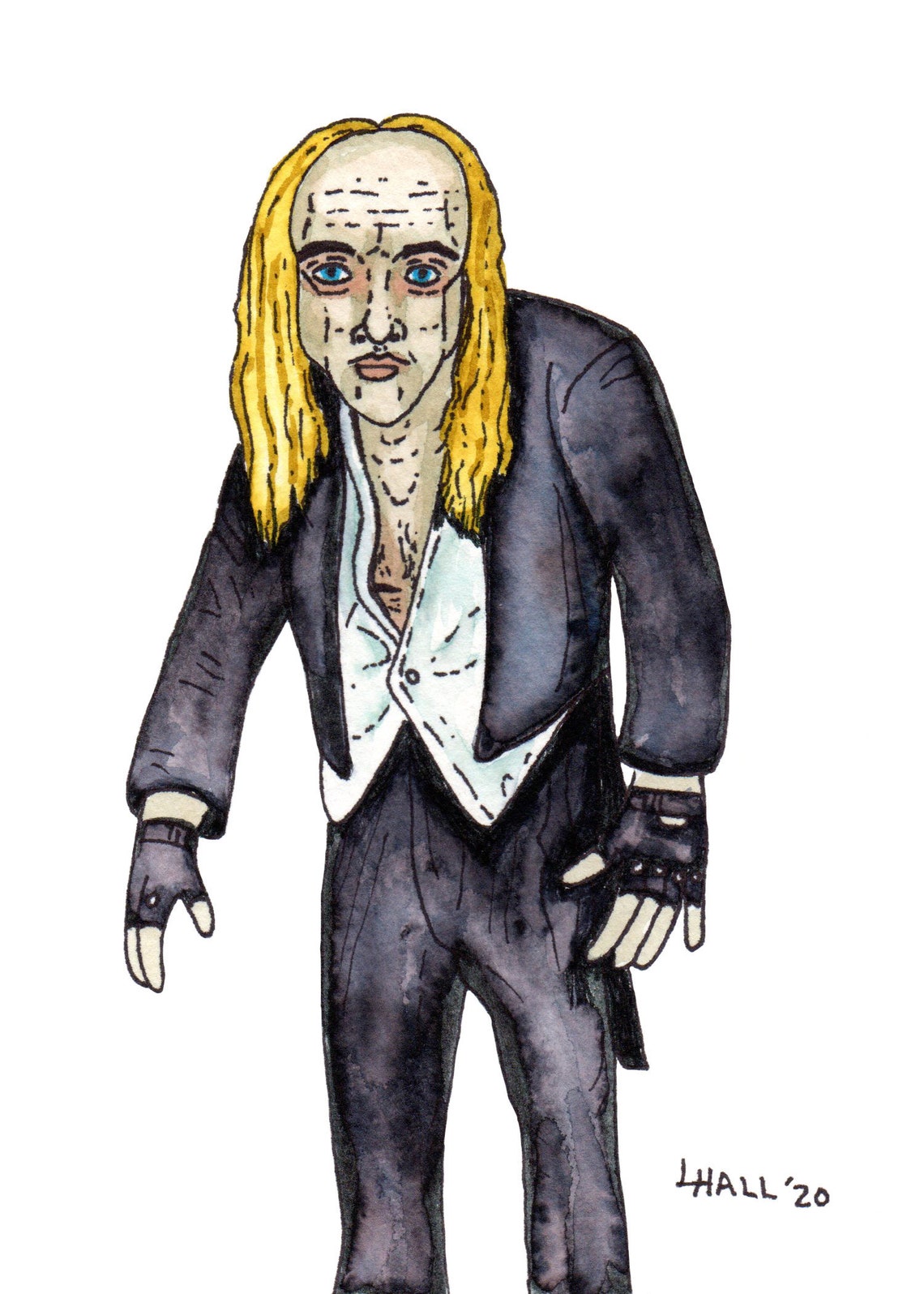 Riff Raff Ink and Watercolor Marker Fan Art Poster Print - Etsy