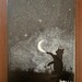 Cat With Crescent Moon - Acrylic Paint - Original Art - Etsy