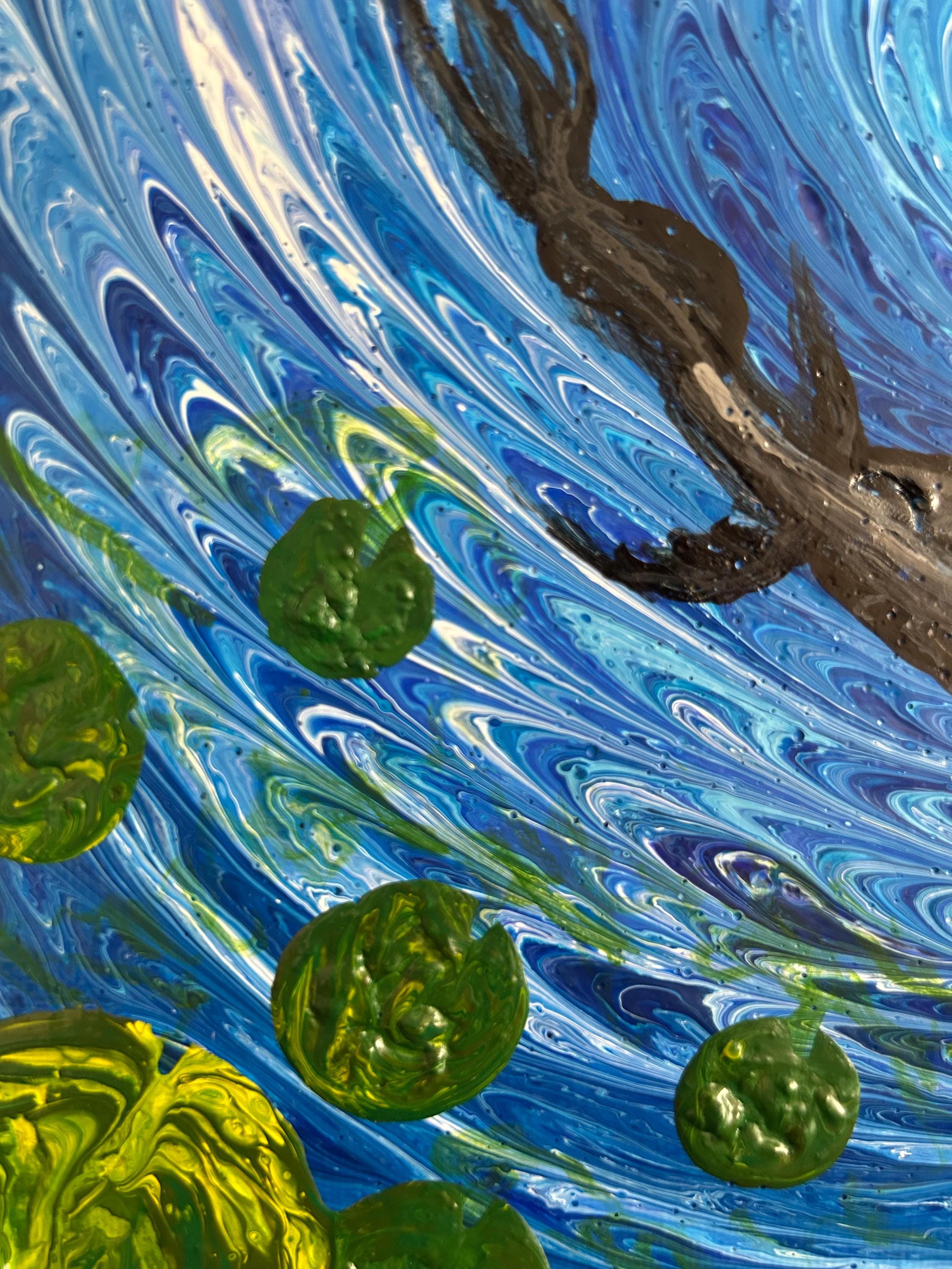 Push and Pull - Koi Fish - Acrylic Painting - Original Art - Etsy