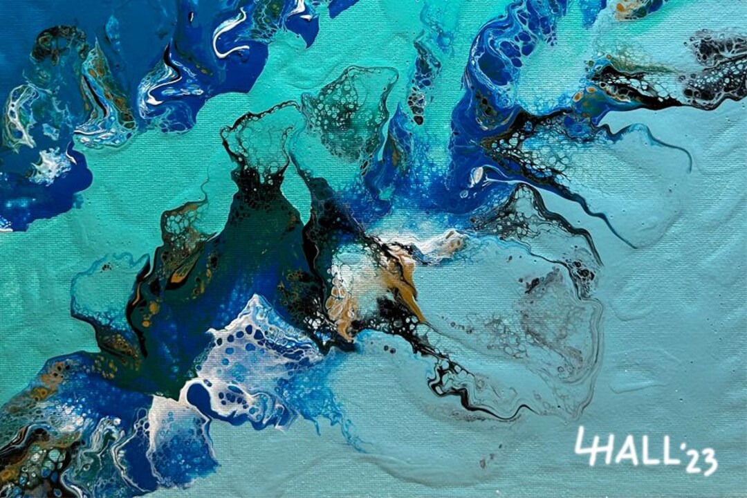 Offshore Tides - Acrylic Paint - Print or Sticker - Etsy