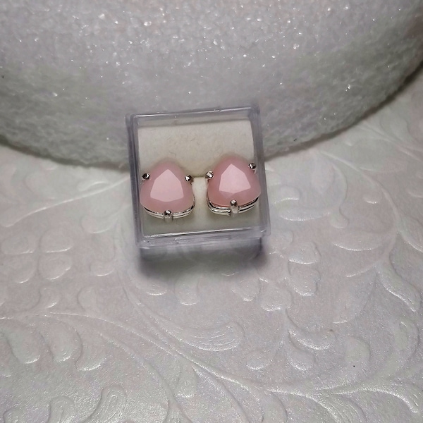 Pink Opal Earrings - Etsy