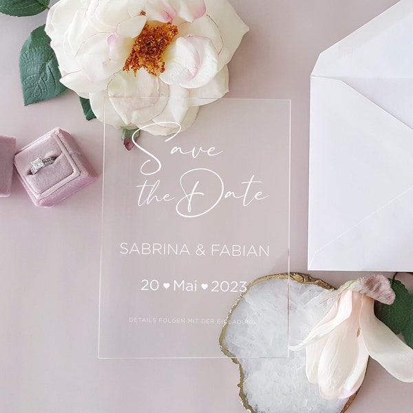 Clear Invitation - Etsy