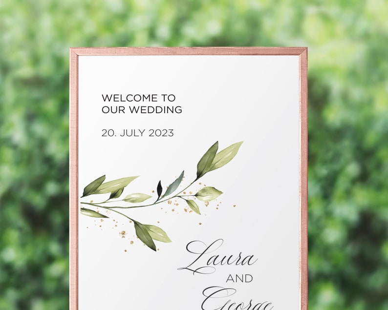 Welcome Sign Calligraphy Script Font Printable Welcome Board - Etsy