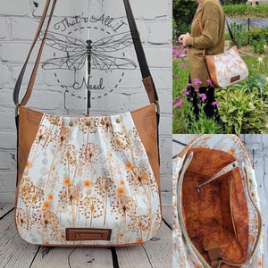 PDF Sewing Pattern - Sirena Crossbody Bag - Instant Download Sewing ...
