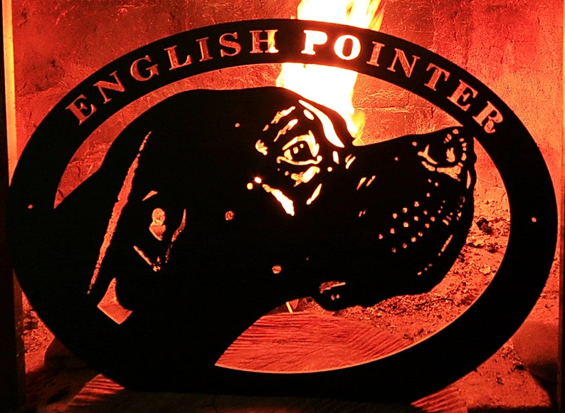 English Pointer Metal Sign Wall Art English Pointer Gift Dog - Etsy