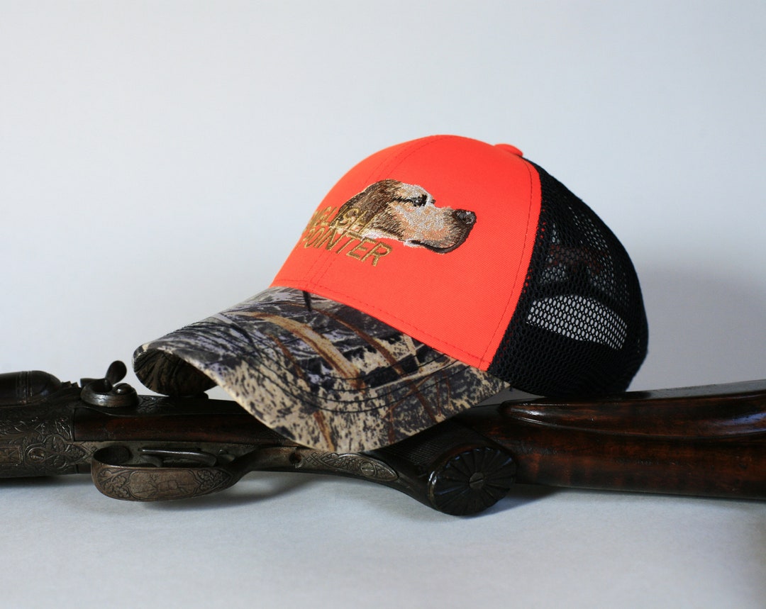 Embroidered English Pointer Hunting Hat: Camo Hunter Cap - Etsy