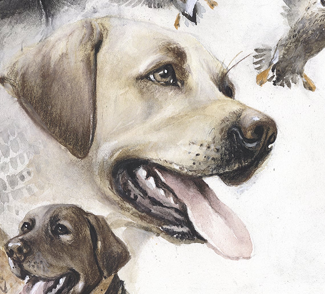 Labrador Print Labrador Art Labrador Watercolor Labrador - Etsy
