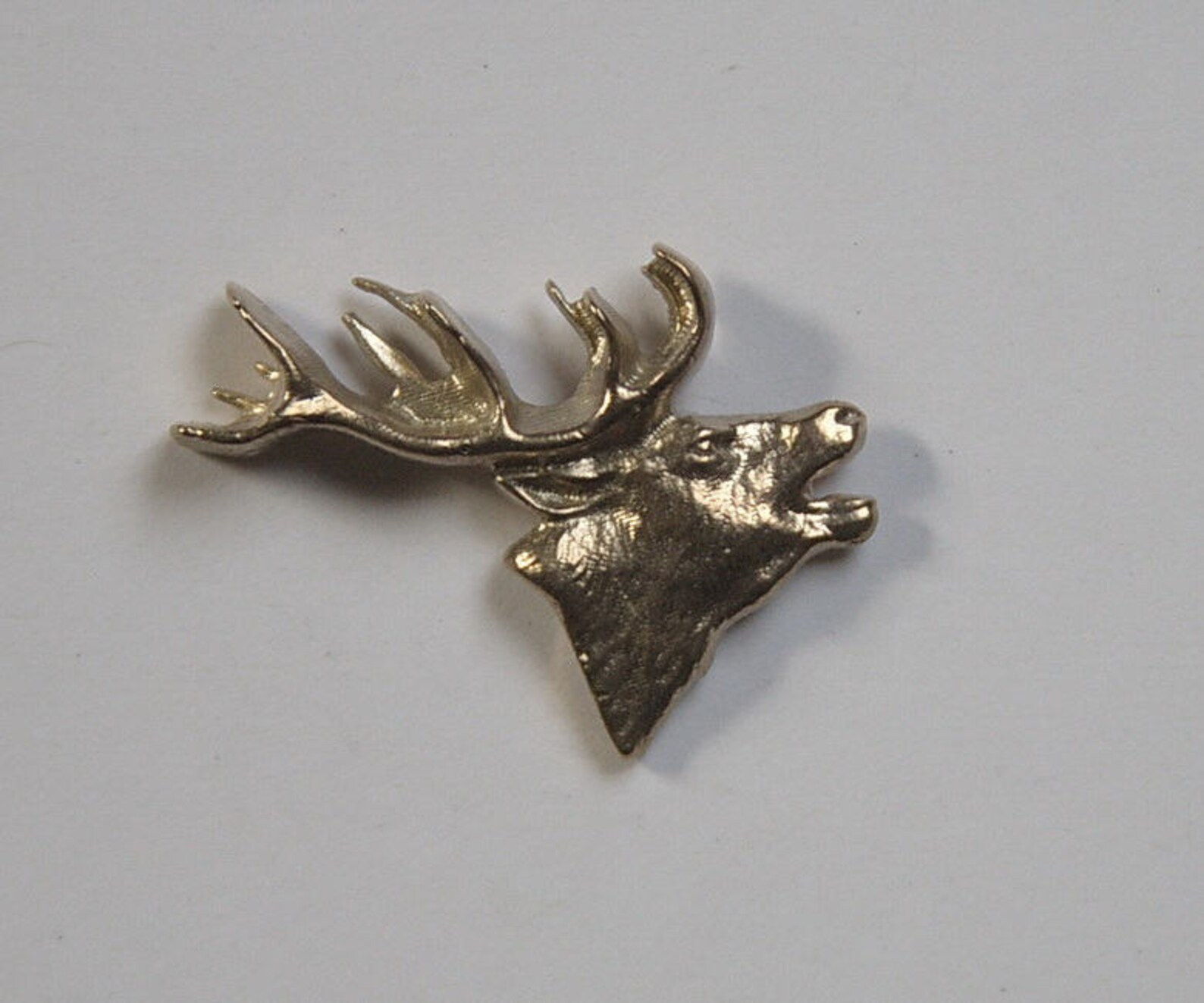 Deer Bronze Pin Noble Deer Pin Red Deer Pin Deer Brooch Deer | Etsy