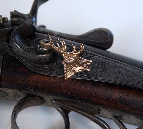 Deer Bronze Pin Noble Deer Pin Red Deer Pin Deer Brooch Deer | Etsy