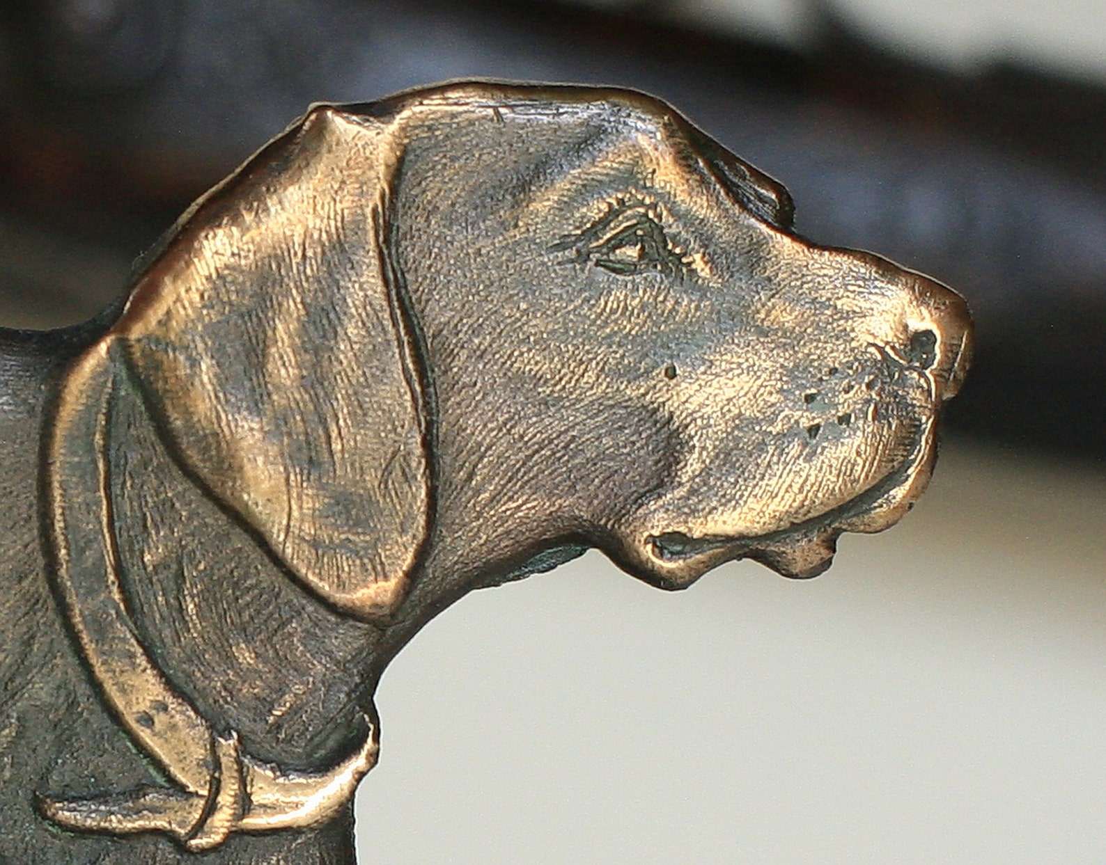 German Shorthaired Pointer Bronze Sculpture: Hunting Dog Decor - Etsy