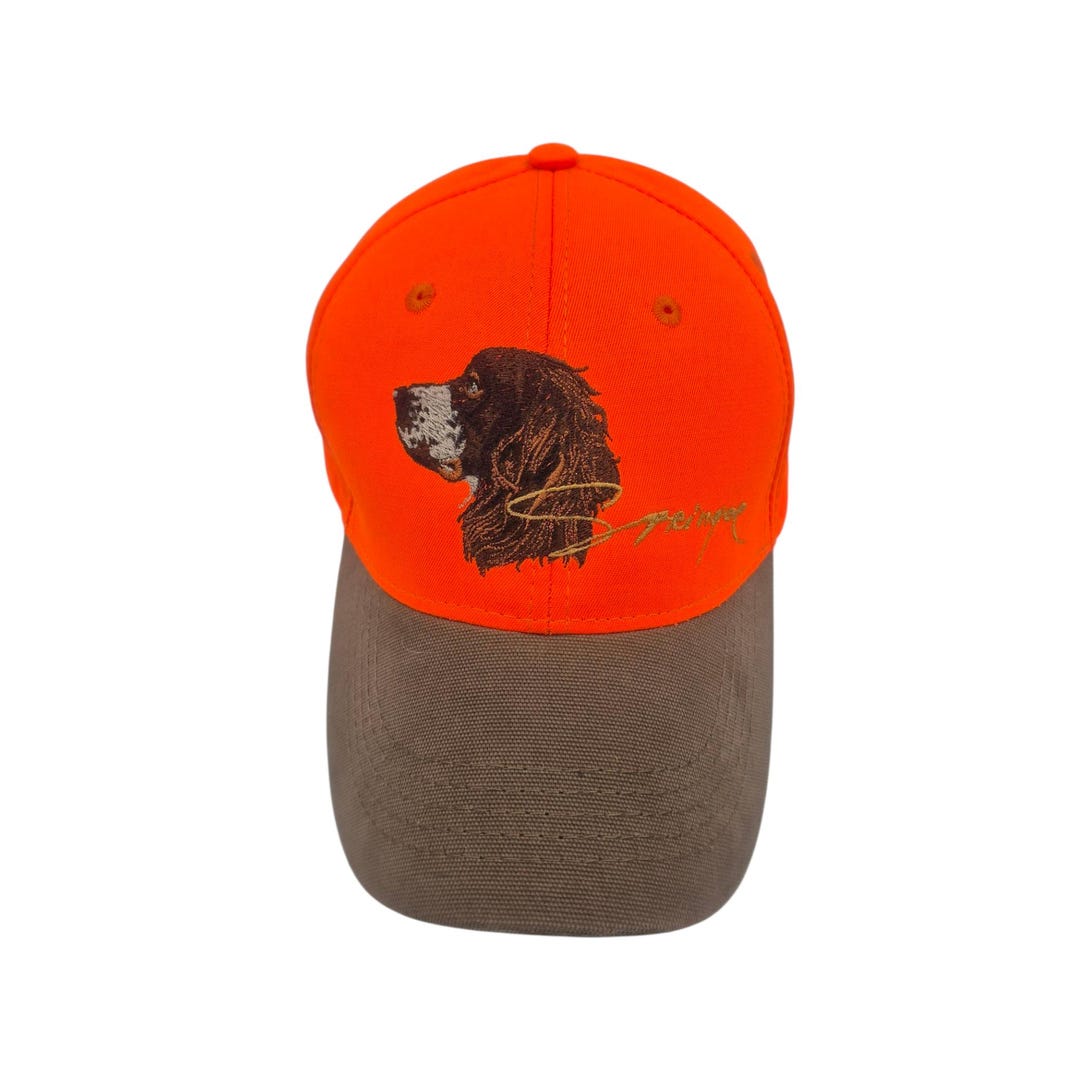 Embroidered English Springer Spaniel Cap - Hunting Dog Hat - Etsy
