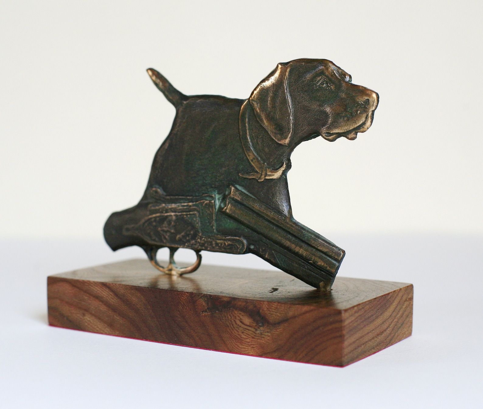 German Shorthaired Pointer Bronze Sculpture: Hunting Dog Decor - Etsy