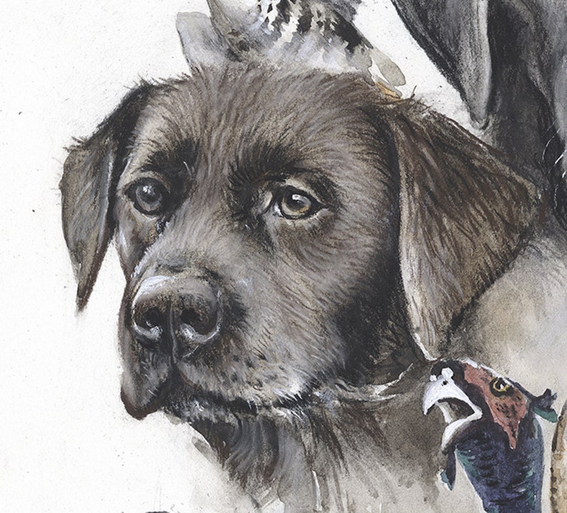 Labrador Print Labrador Art Labrador Watercolor Labrador - Etsy