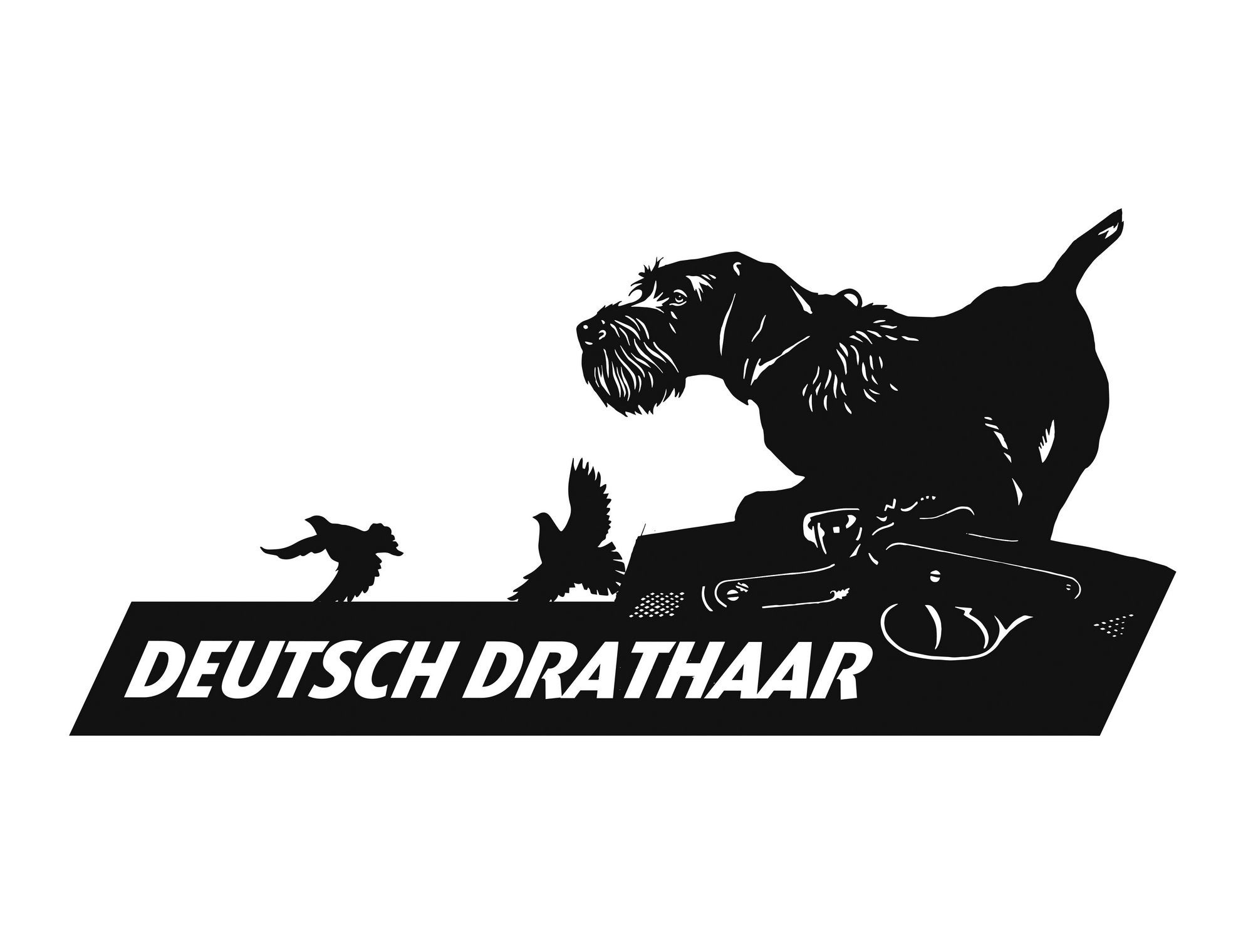German Wirehaired Pointer Deutsch Drahthaar Home Decor Metal | Etsy