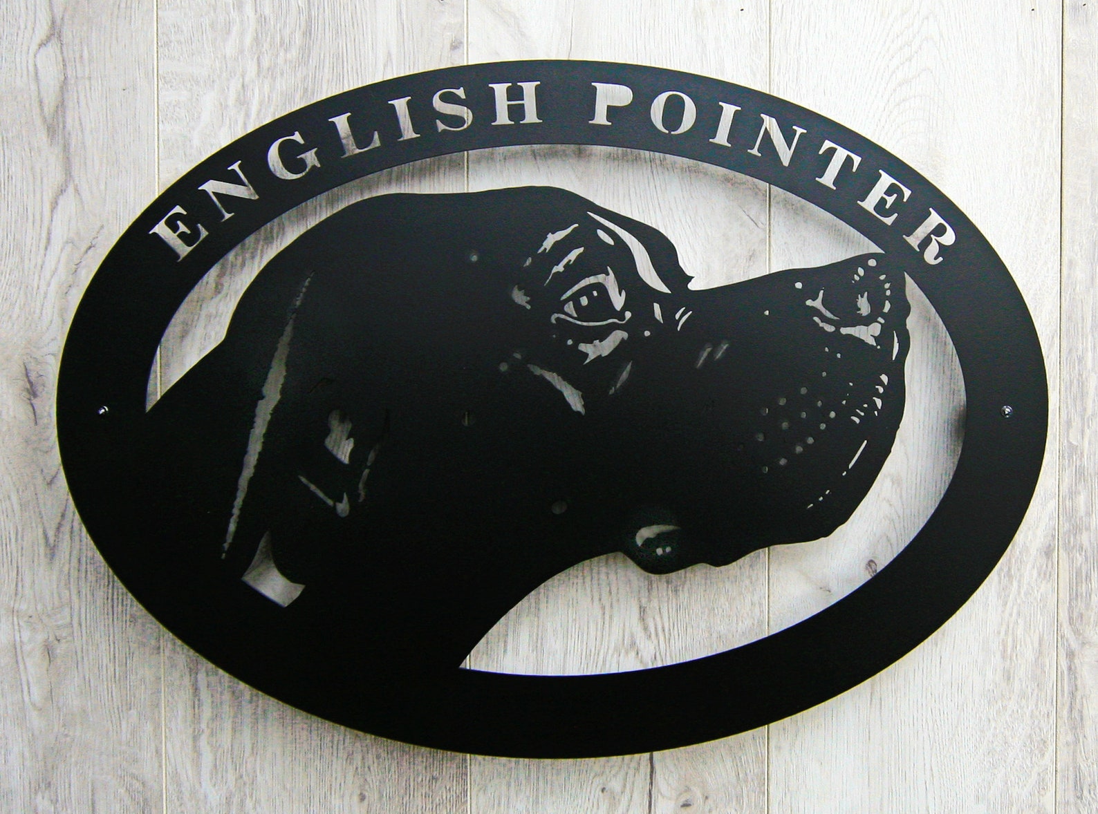 English Pointer Metal Sign Wall Art English Pointer Gift Dog - Etsy