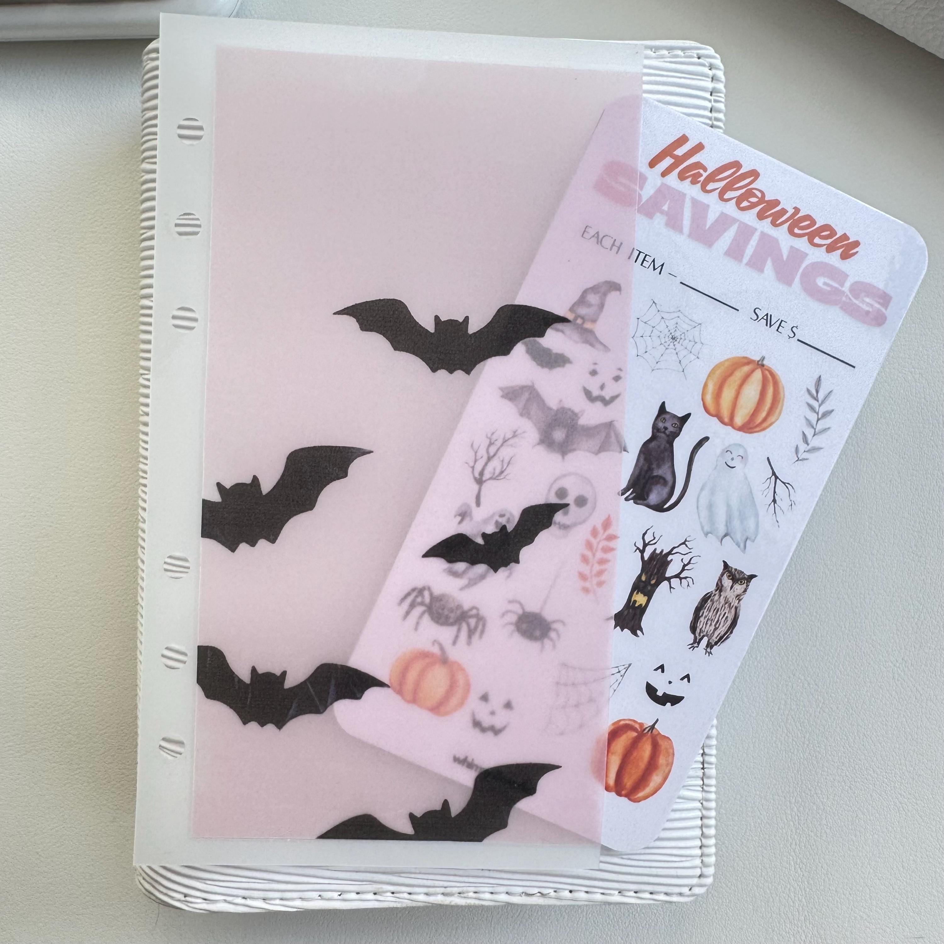 Halloween Savings Challenge and Envelope | A6 Cash Stuffing Envelope - Etsy